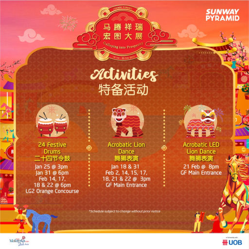 Upcoming and Ongoing Events in Sunway Pyramid