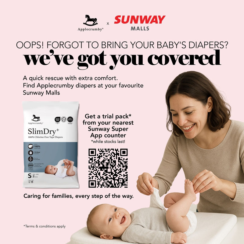 Free Applecrumby Diapers! @ Sunway Pyramid