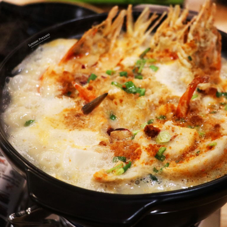 Fresh Water Prawn Hotpot @ Mr FishHead Fish Head Noodles! - Fresh Water ...