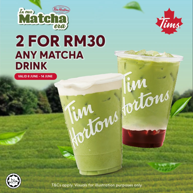 Enjoy ANY 2 Matcha drinks for RM30 from 8–14 June only. | by Tim ...