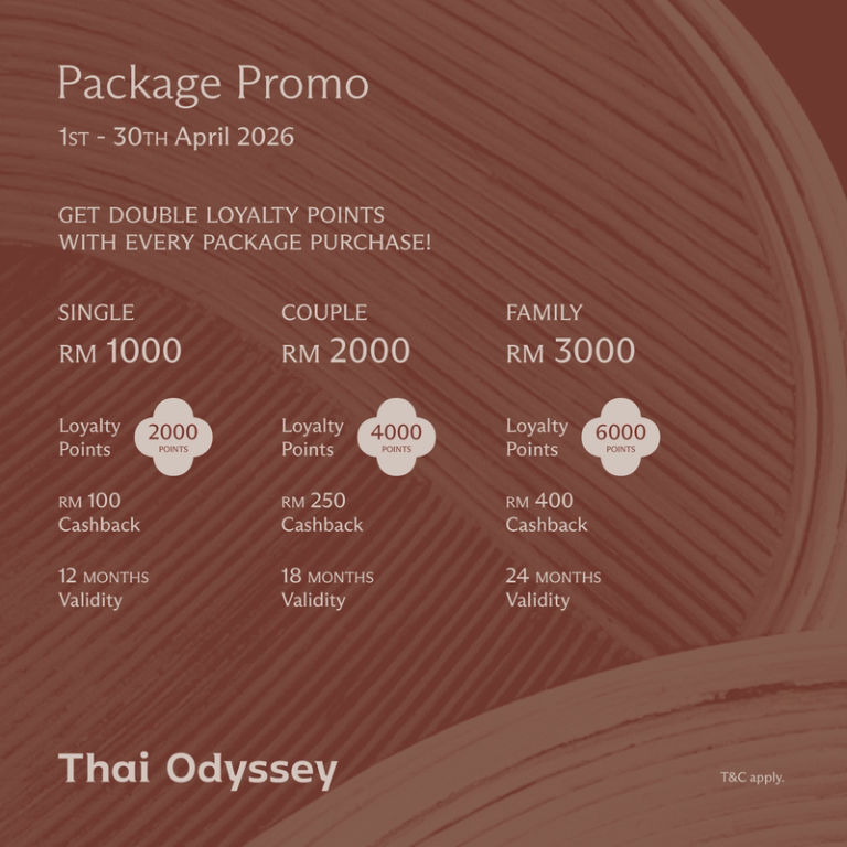 Double your points and redeem your favourite massage or spa | by Thai ...