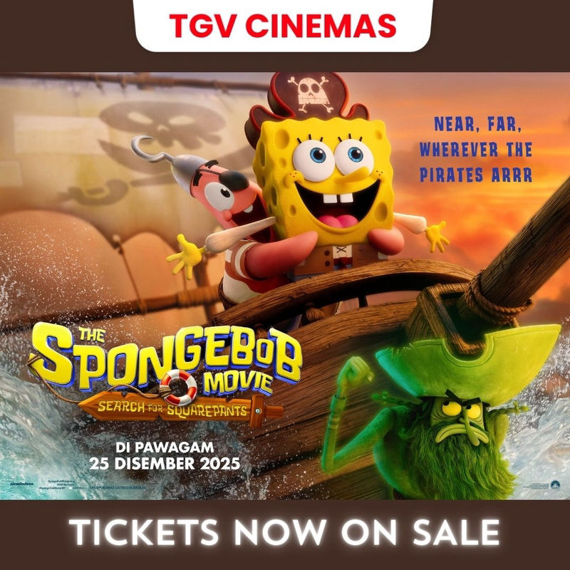 Get ready for a BIG, YELLOW CHRISTMAS 🧽🎄 | by TGV Cinemas @ Sunway Pyramid