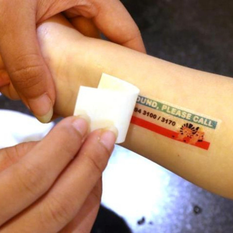 Emergency Contact Tattoo